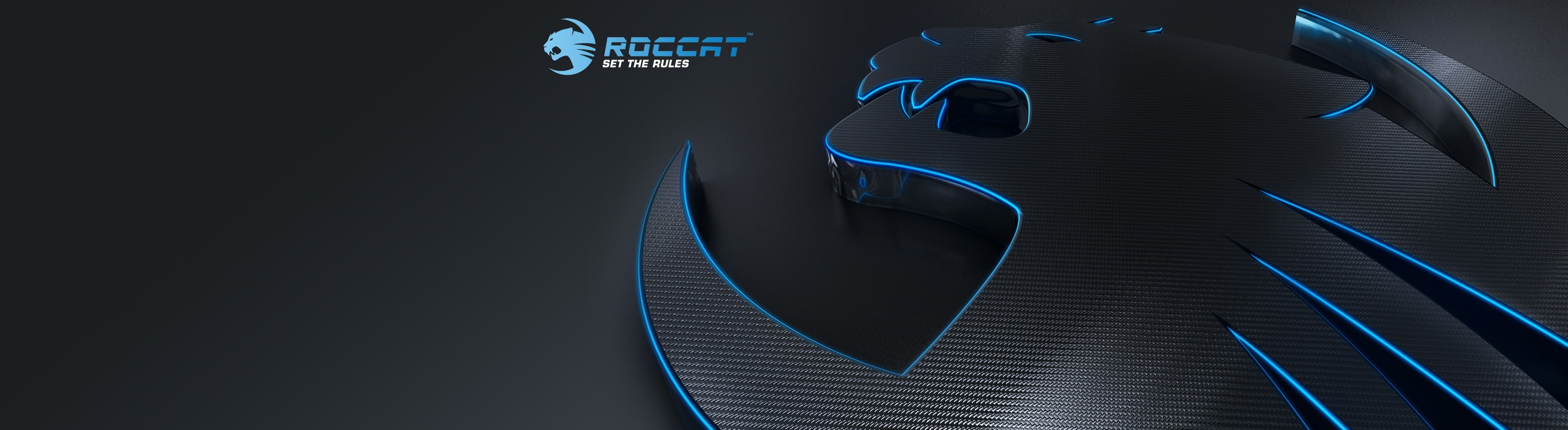 Roccat Set the Rules Dual Screen logo Computers Hardware widescreen ...