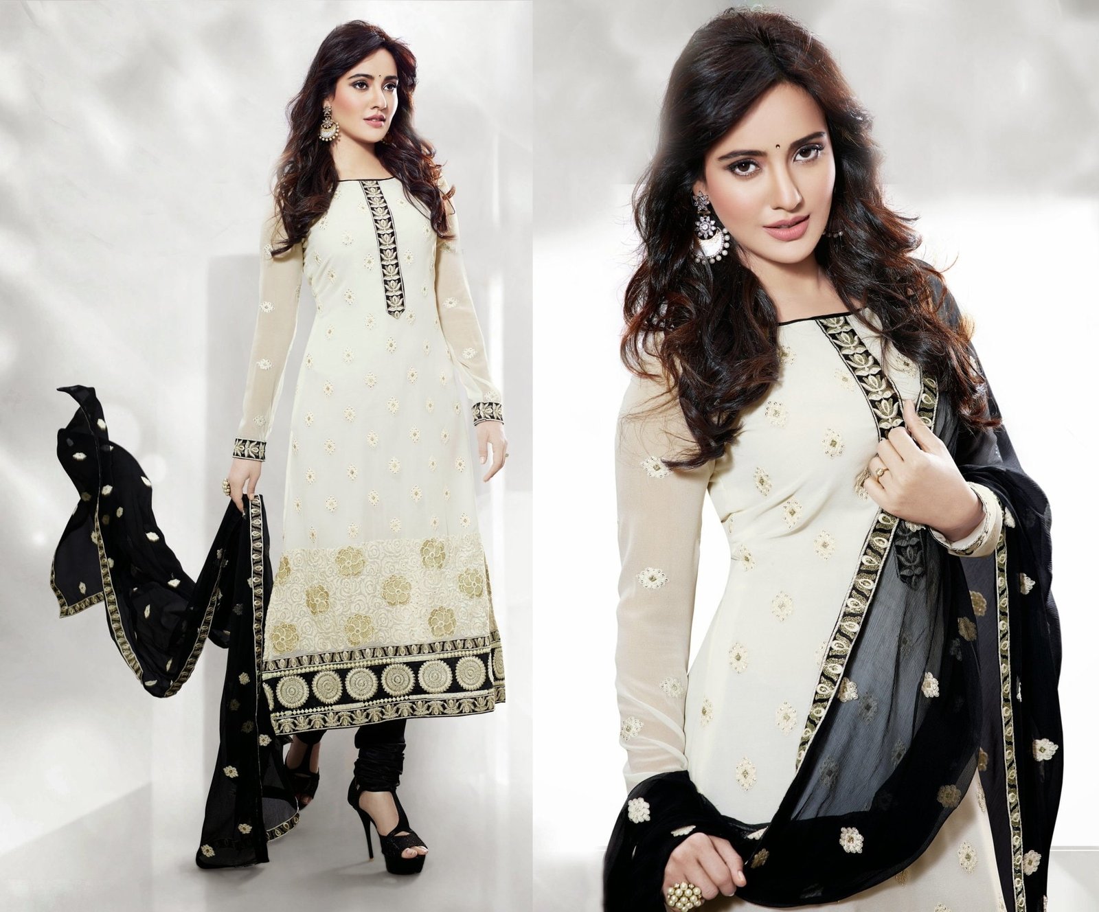 Actresses Neha Sharma Indian Model National Dress wallpapersbin