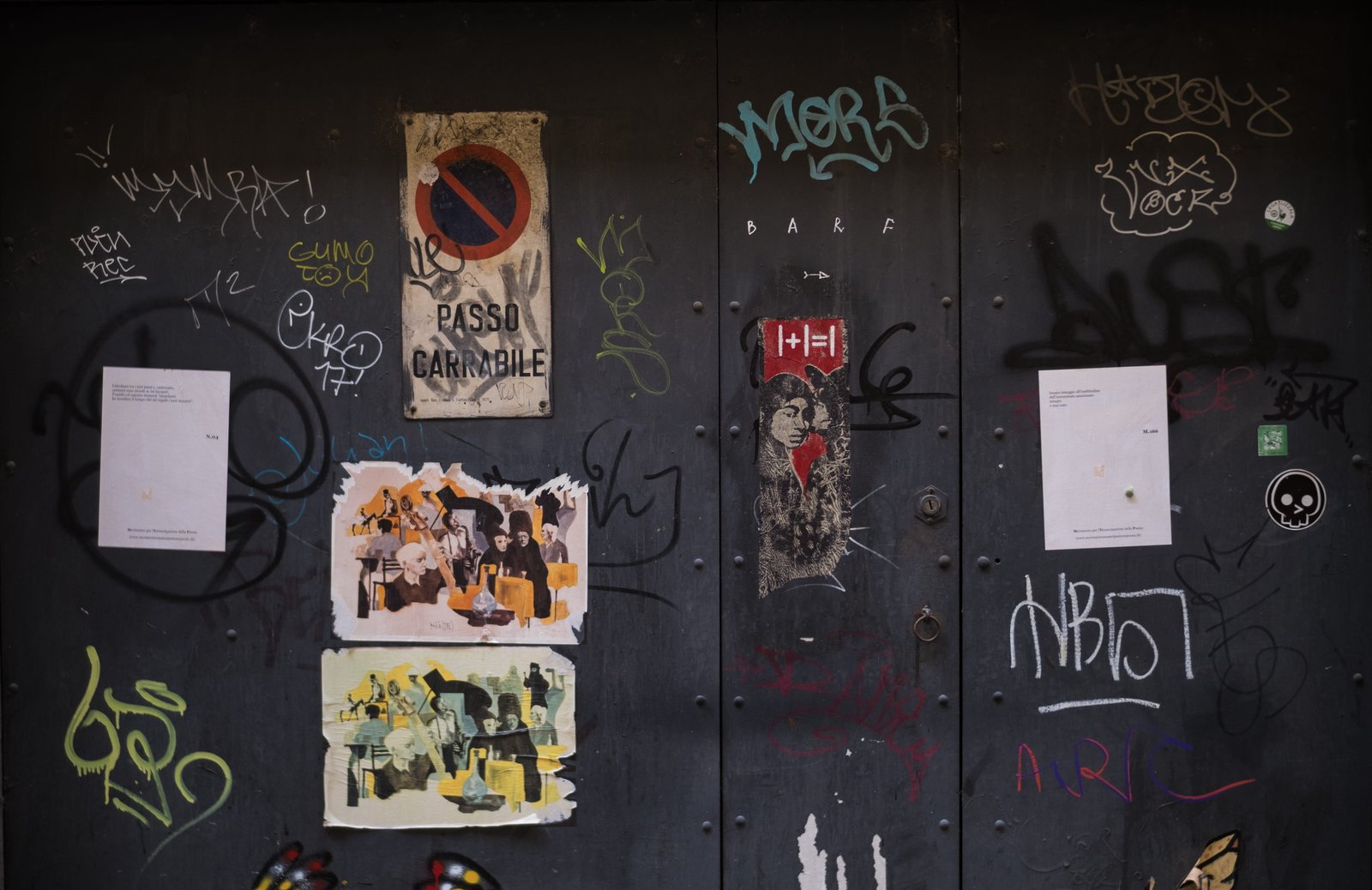 gray wall with graffiti poster street art grafitti city urban 66 2k 4k ...