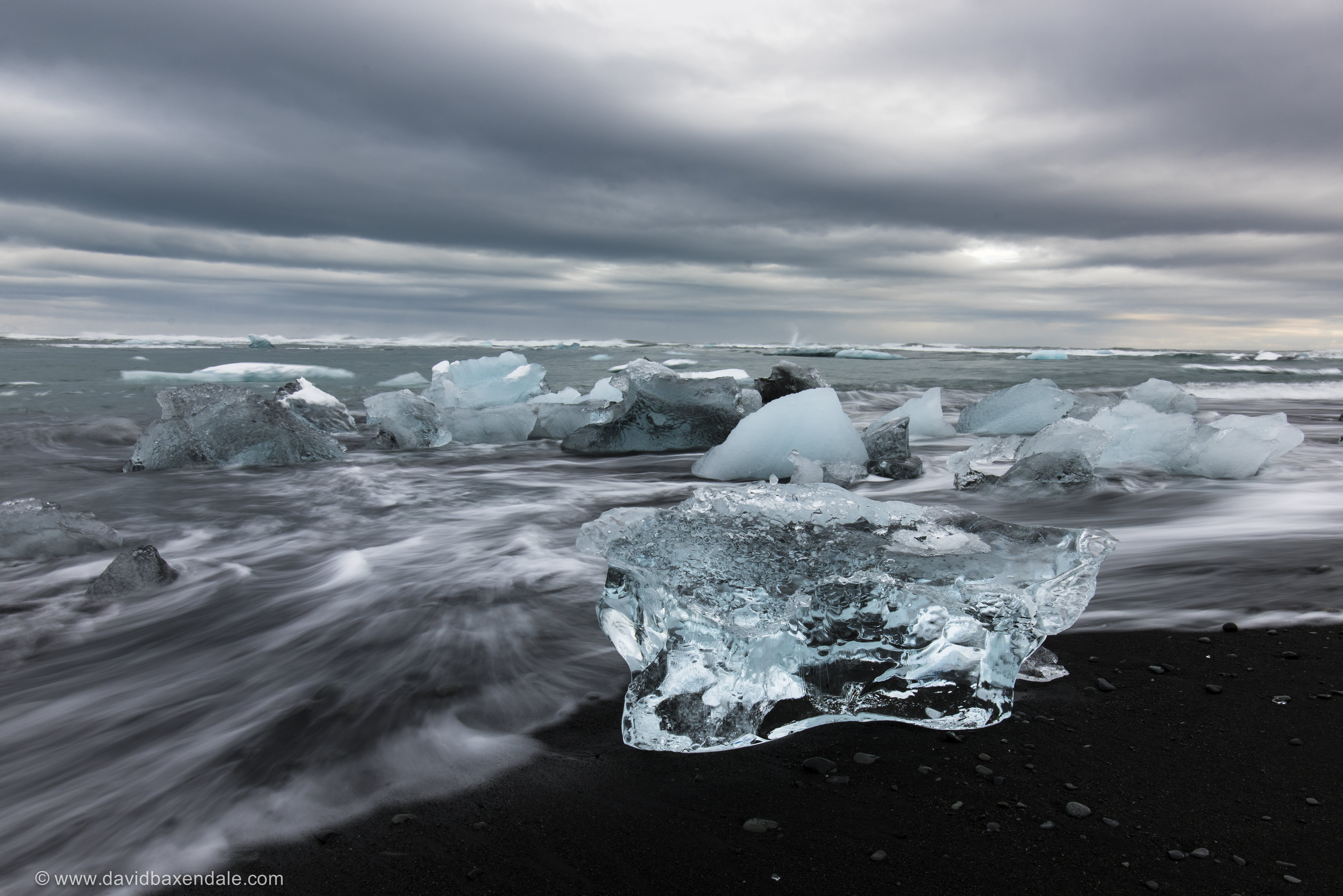 photo of ice diamond beach Iceberg Iceland 2k 4k 5k Crop wallpapersbin